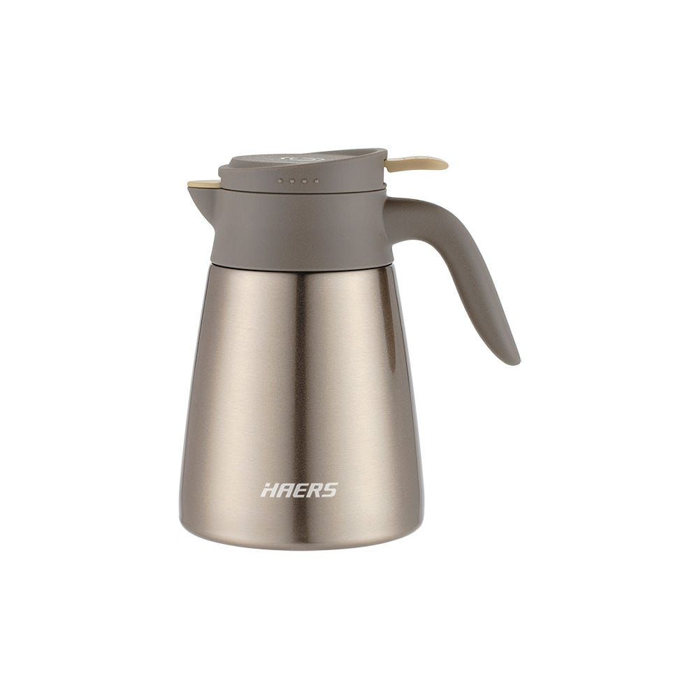Buy Haers Double Wall Stainless Steel Flask Gold 800 Ml Online | Danube ...