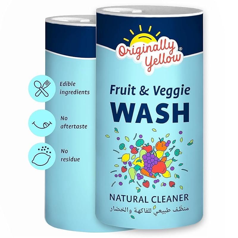 Buy Originally yellow Fruit & Veggie Wash, Natural, Edible x2 2 PACK ...