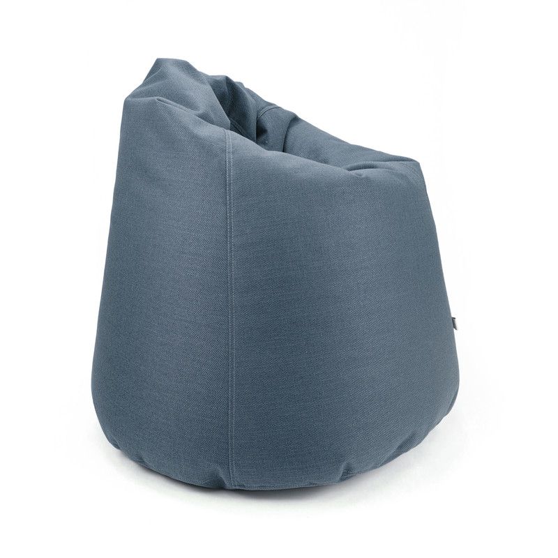 Buy Luxe Decora Fabric Bean Bag With Filling (L) - Shady Blue Online ...