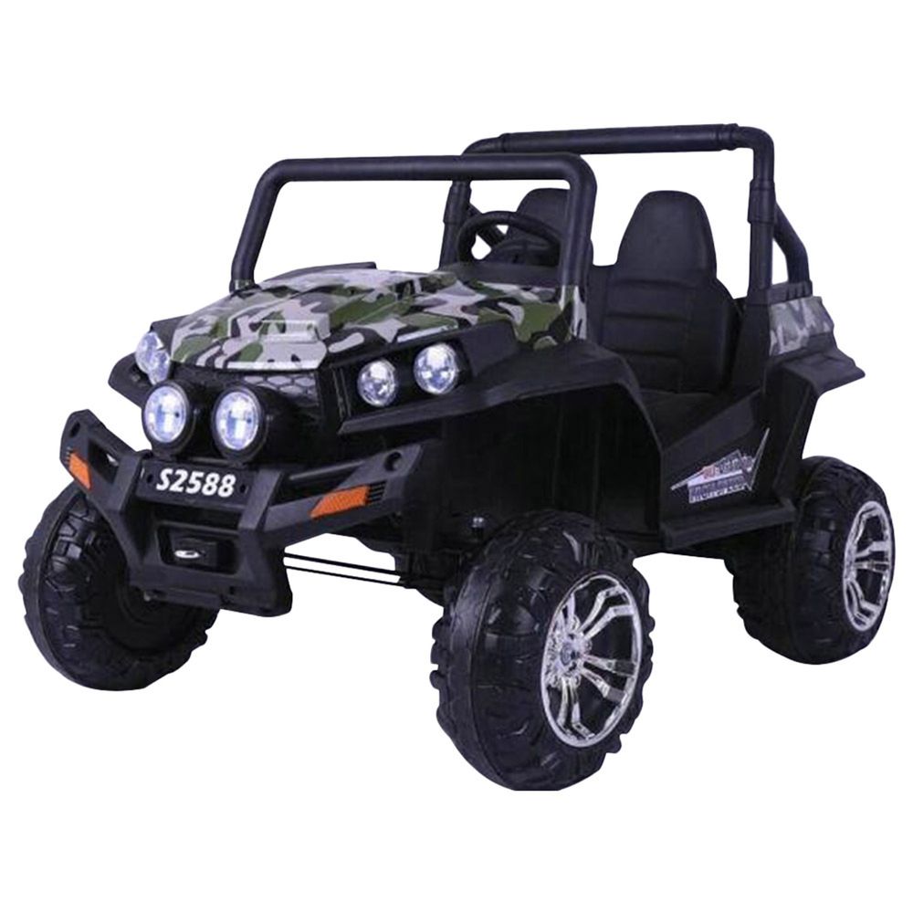 Buy MYTS 2 Seater Army Edition Suv Trunker Ride On 12V Online | Danube ...