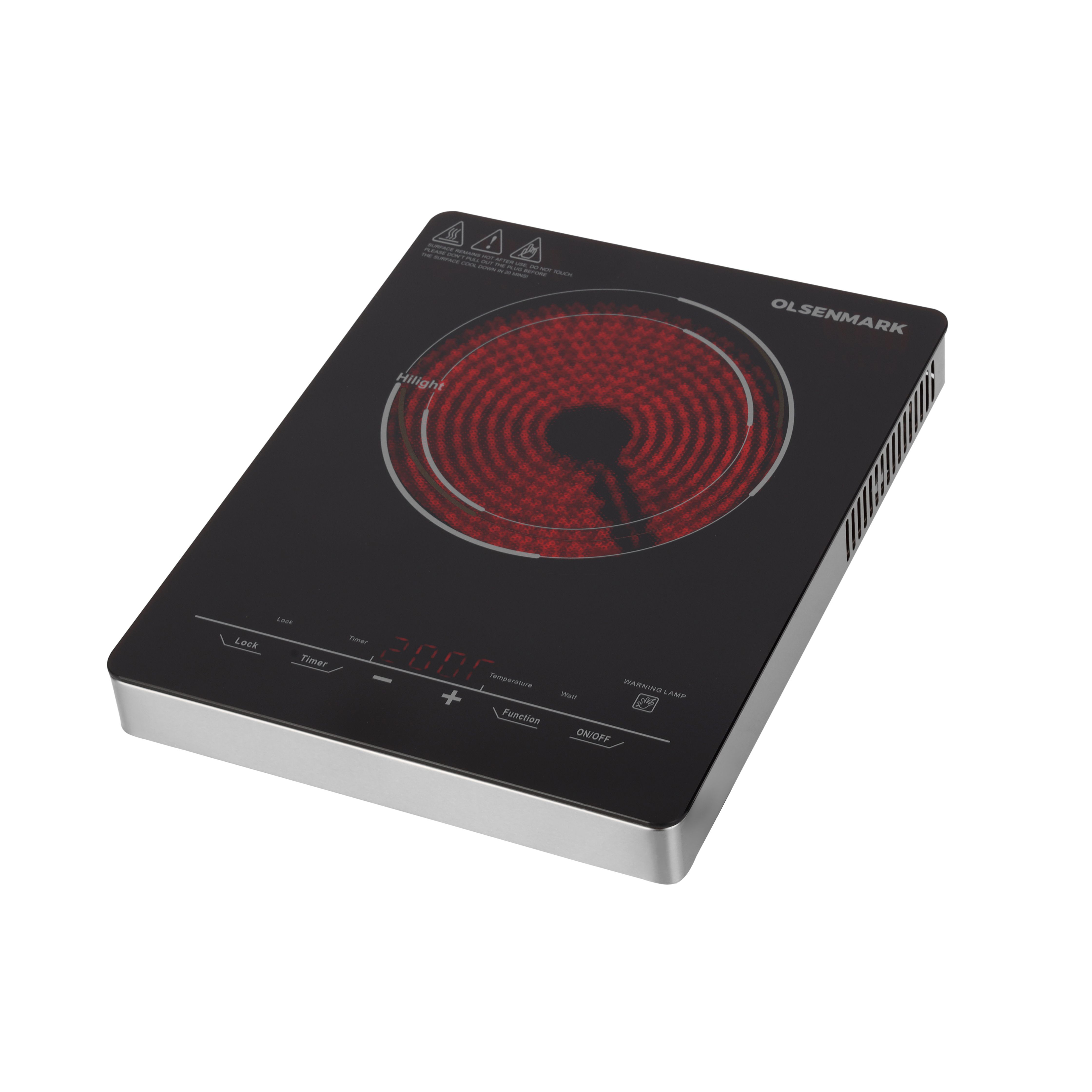 Buy Digital Control Infrared Cooker, Single Cooking Hob, 2000-Watt ...