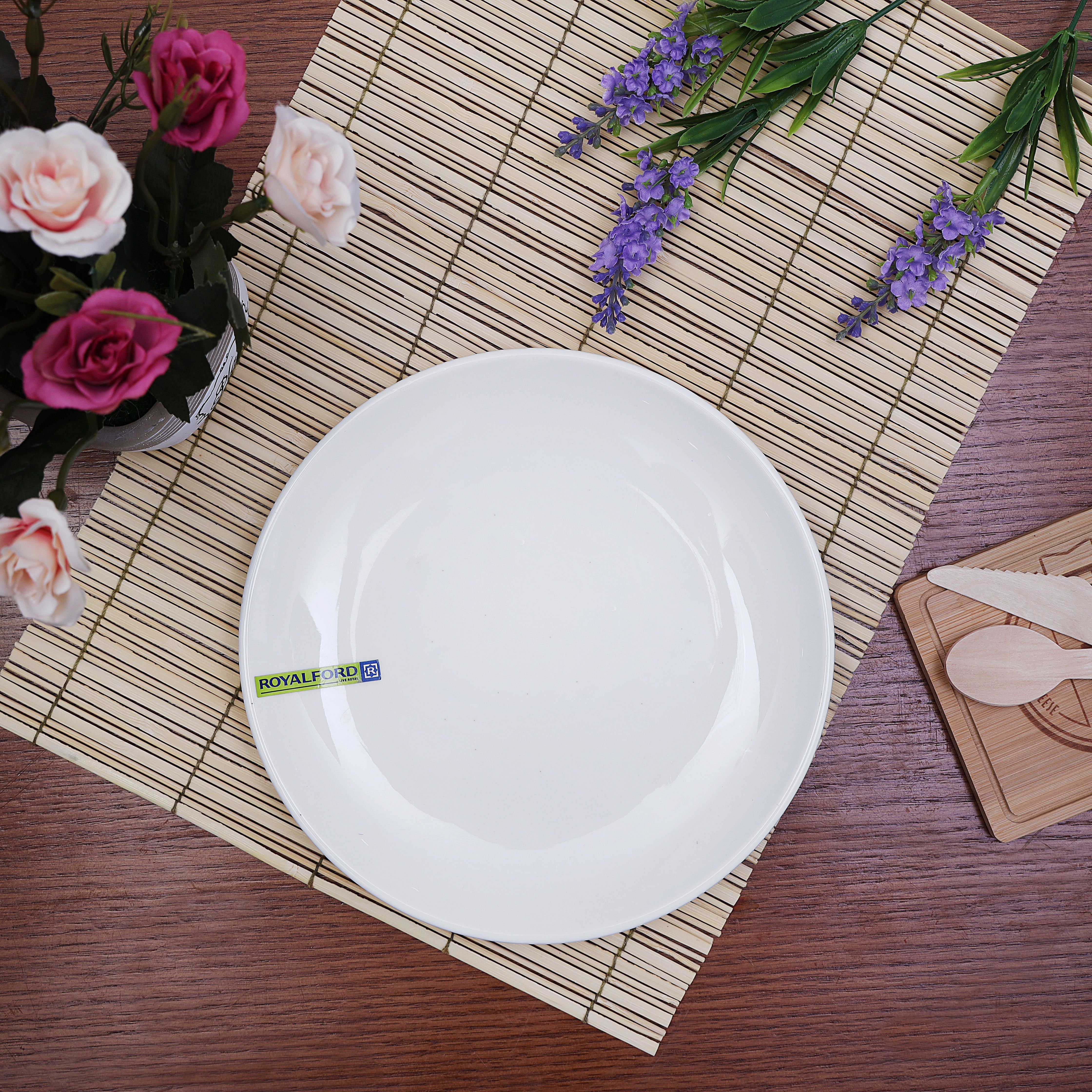 Buy Royalford Porcelain Magnesia Dinner Plate, 9 Inch Online | Danube ...