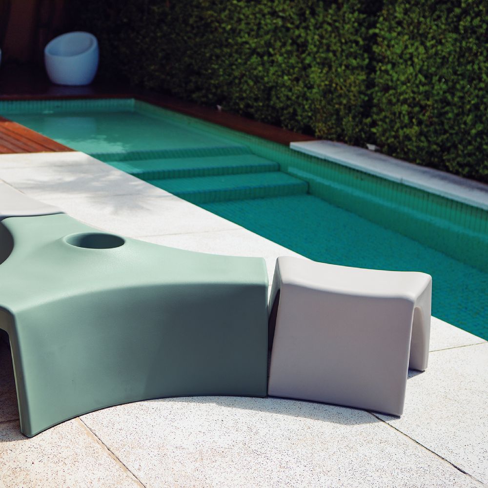 Buy Tramontina Elo Concrete-Colored Polyethylene Stool-Concrete Online ...