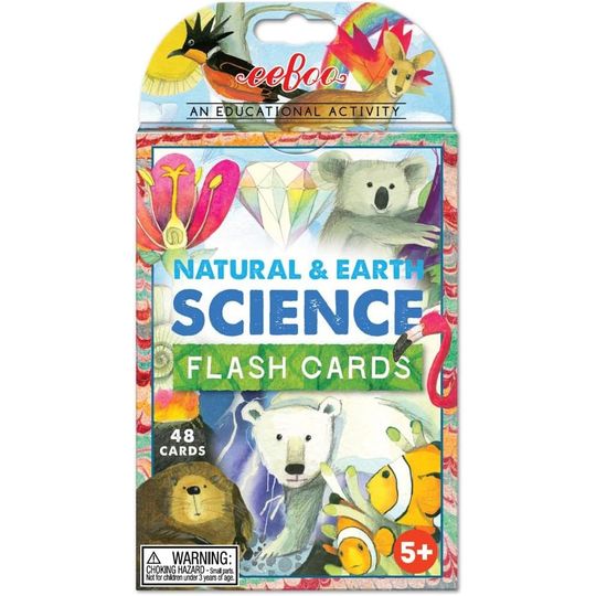 Buy eeBoo Flash Cards Natural & Earth Science: Educational Flash Cards ...